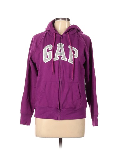 Gap Women Purple Zip Up Hoodie L | eBay
