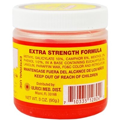 La Ubre Reforzada Roja La Original, Red Extra Strength Forula 3oz 2 ...