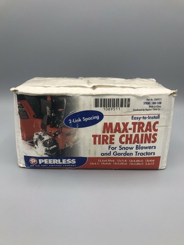 Peerless Max-Trac Tire Chains 2 Link Spacing Part No. 1069511 - Read ...