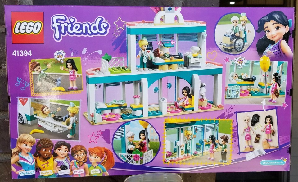 Lego 41394 Friends Heartlake City Hospital Building Set - 379 Pieces ...