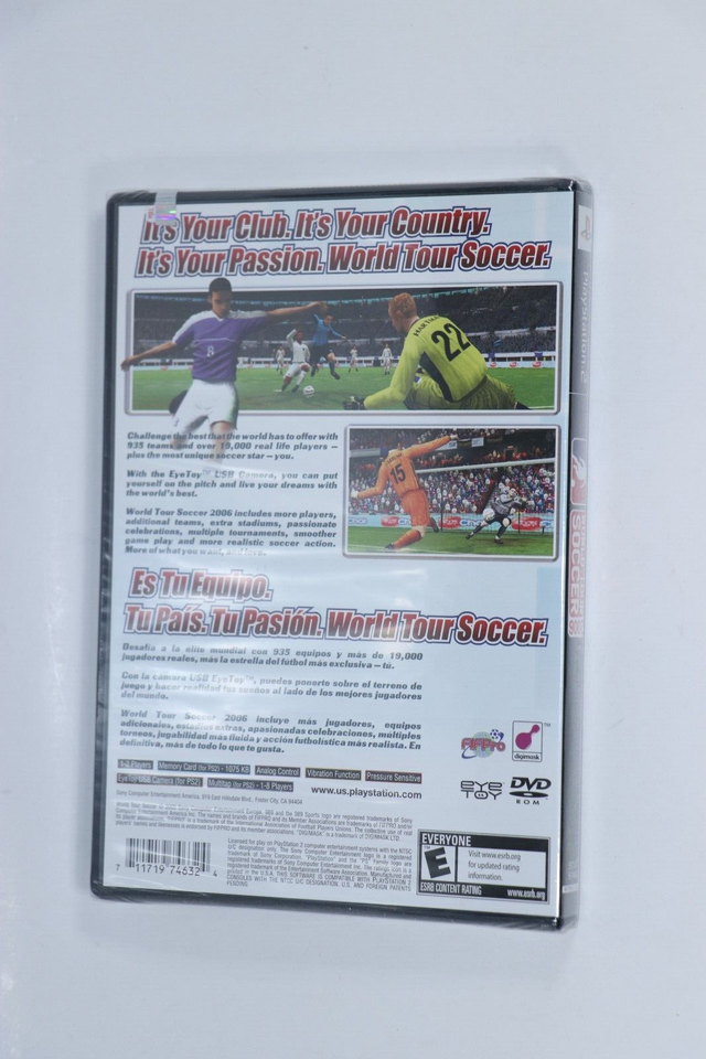 PLAYSTATION 2 PS2 ** WORLD Tour Soccer 2006 ** NEW FACTORY SEALED SHIPS ...