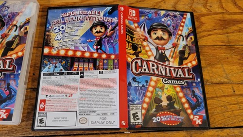 Nintendo Switch Carnival Games Original Case And Insert ONLY NO GAME | eBay