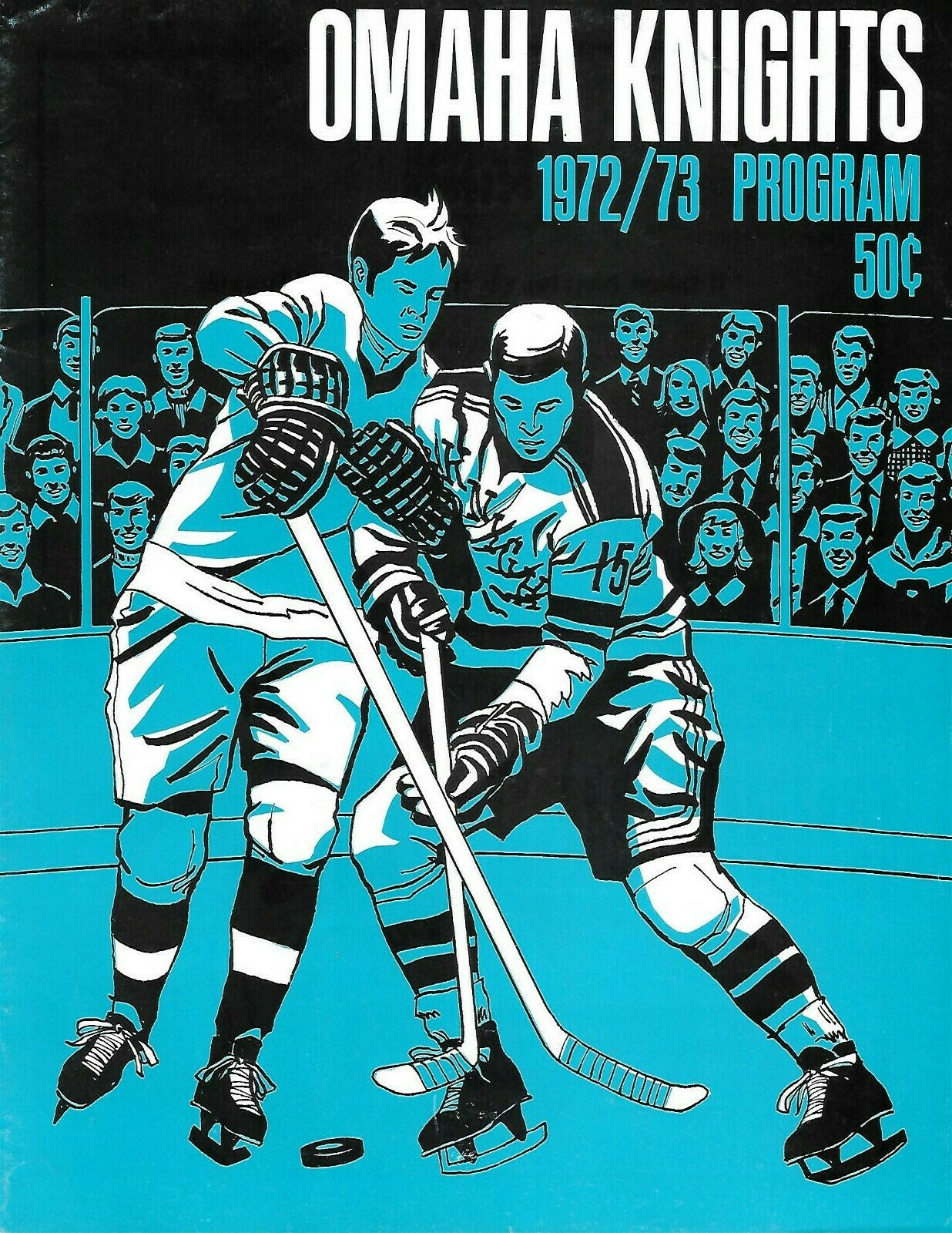 Defunct Omaha Knights 1972-73 Game Program (CHL) | eBay