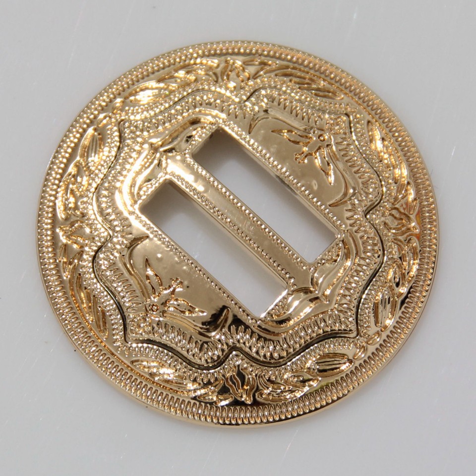 1-1/4" Western Slotted Concho Buckles with Slots Saddle Tack Craft Cart ...