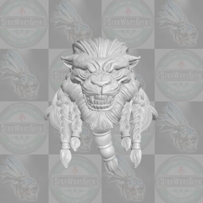 Battle Beast v2 Invincible custom head for Marvel Legends & more ...