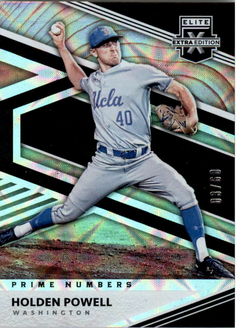 2020 Elite Extra Edition Prime Numbers B #95 Holden Powell /60 - NM-MT ...