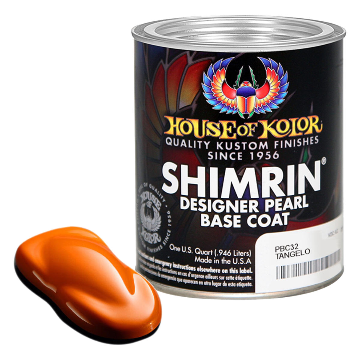 House of Kolor Pbc32 Tangelo Pearl Basecoat Quart C2c for sale online ...