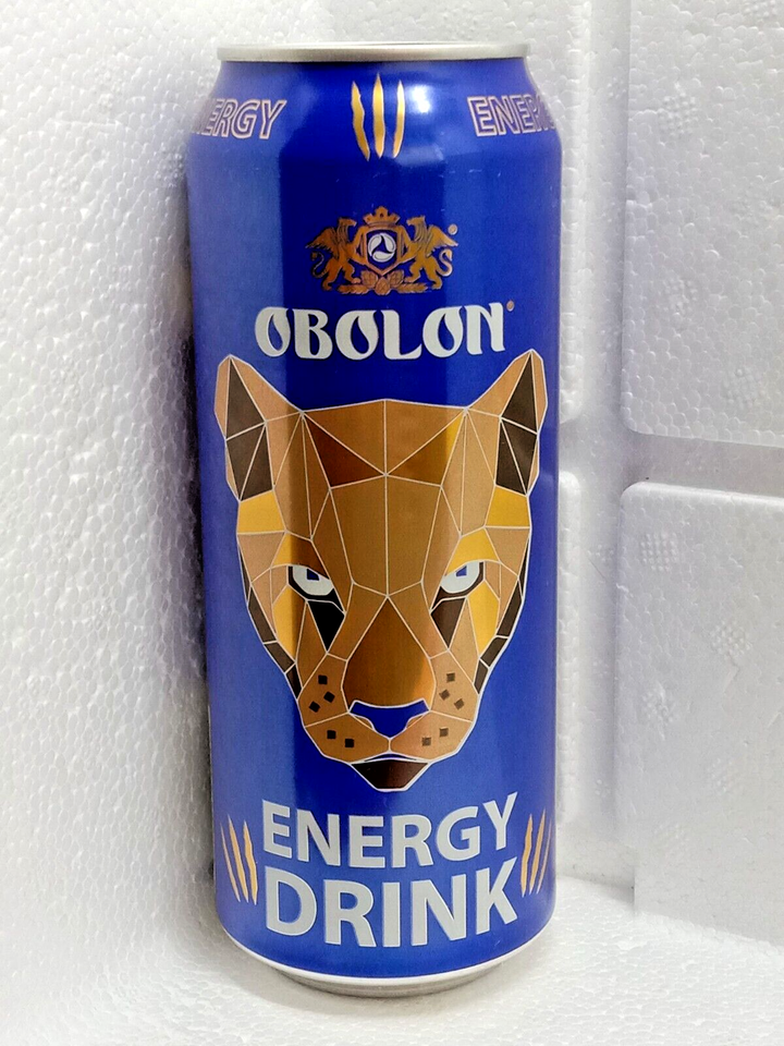 Energy Drink OBOLON Empty Cans 500ml. Ukraine Export 2024 | eBay