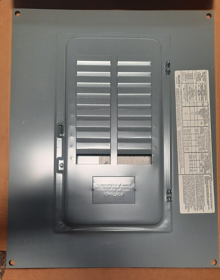 SQUARE D #QOC20U100S 20-SPACE LOAD CENTER COVER (18” LONG x 14-1/4 ...