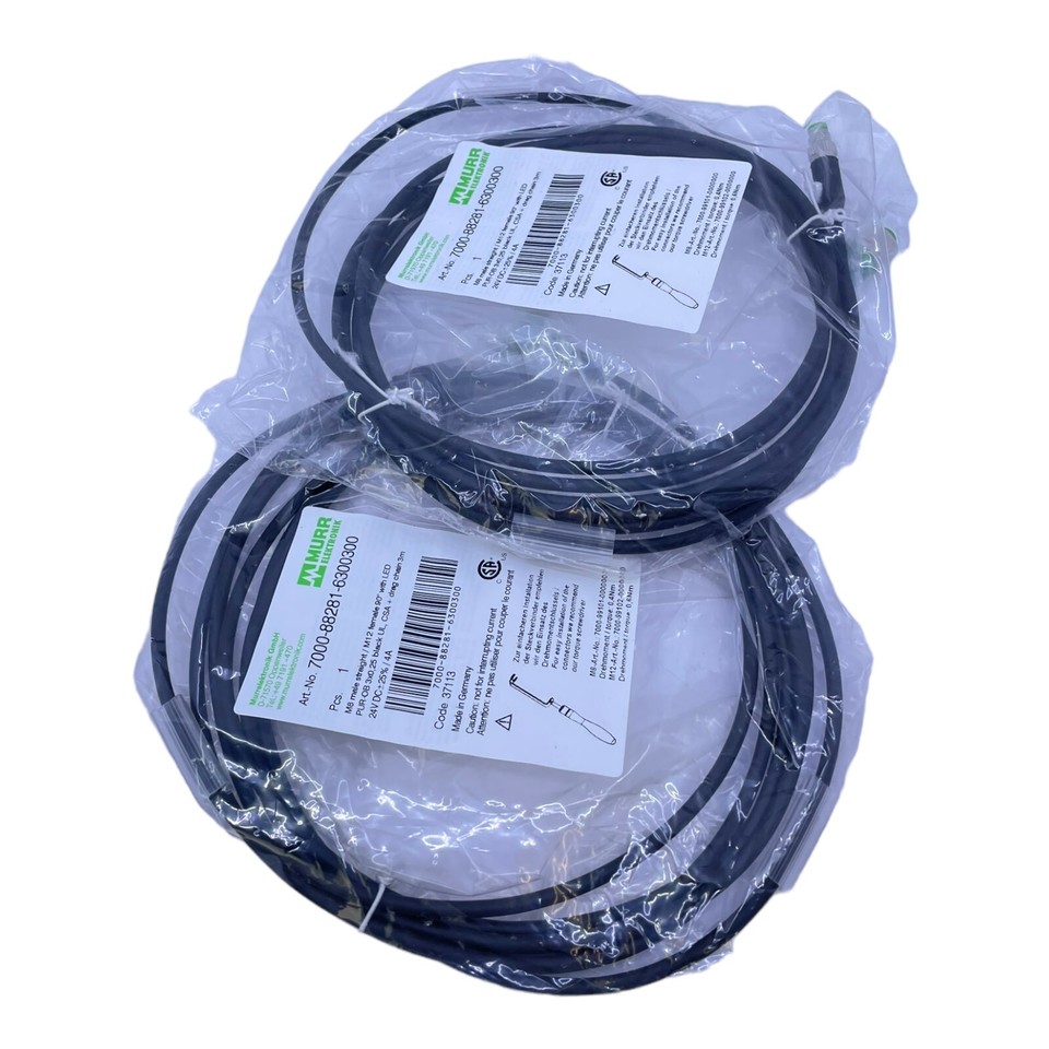 Murr Elektronik 7000-88281-6300300 Connector 3-pin 24V DC 4A Pack size ...