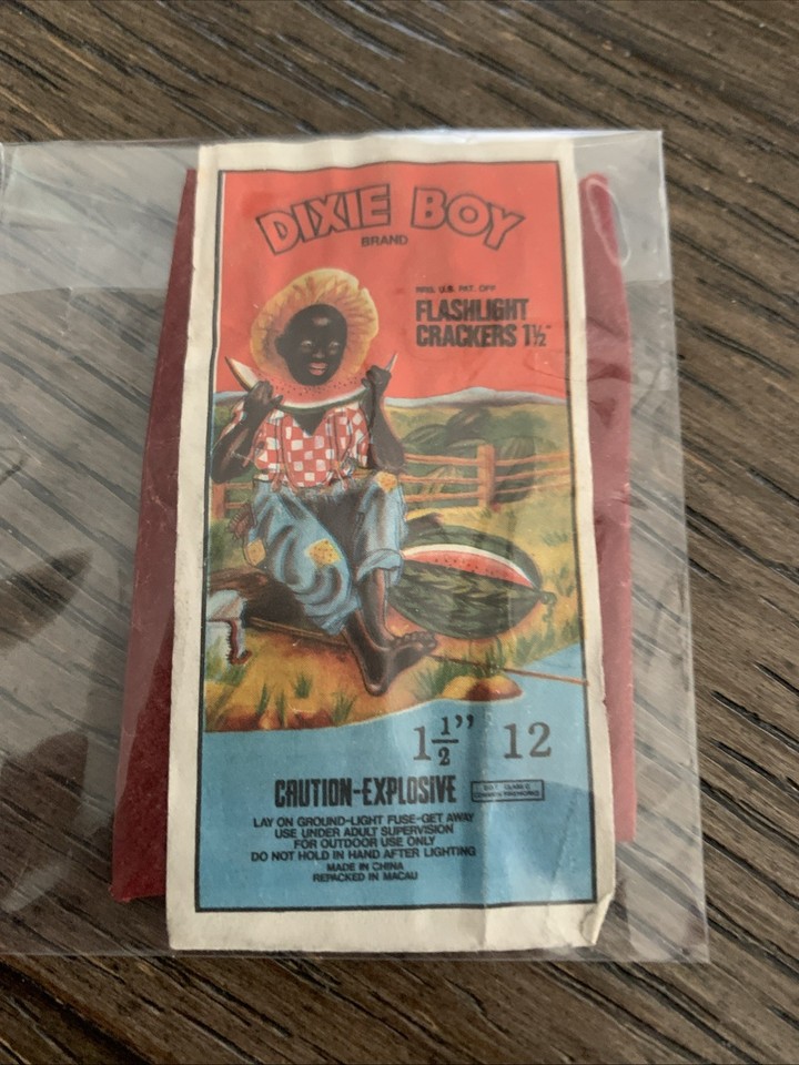 Vintage Dixie Boy Brand Firecracker Flashlight Cracker Paper Label | eBay