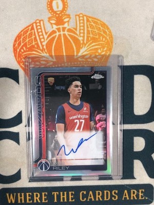 2025-26 Topps Chrome WILL RILEY Rookie Refractor RC On Card Auto SG | eBay