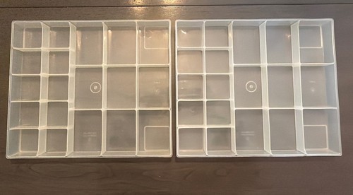 2 X LEGO Iris Sorting Trays For 3 Drawer Storage Tower Bin Organizer ...