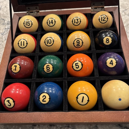 Vintage Pool/Billiards Brunswick Centennial Pocket Balls &American ...
