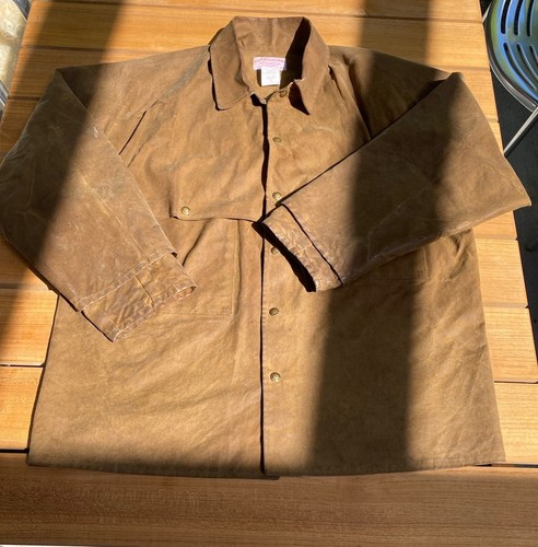 Filson Style 63 Double Logger Waxed Tin Cloth Cruiser USA Size XL | eBay