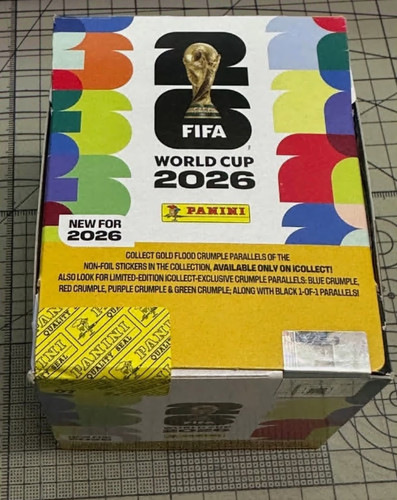 Panini FIFA World Cup 2026 Official Sticker 50-Pack Box Gold Limited ...