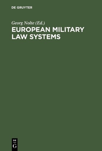 Georg Nolte European Military Law Systems (Tapa dura) (Importación USA ...