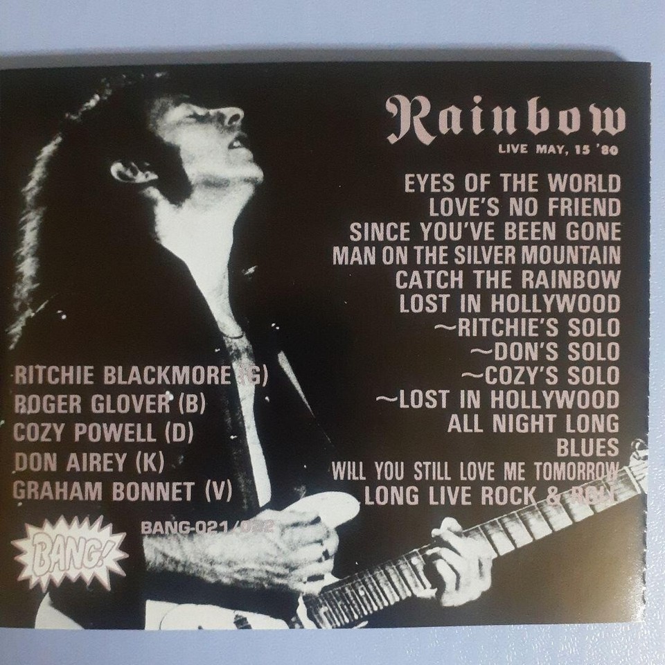Rainbow / Over The Edge CD USED Ritchie Blackmore from JAPAN 1980 | eBay