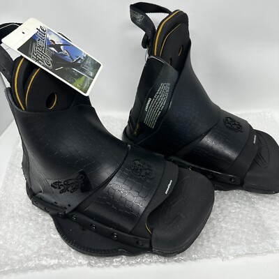 NEW Hyperlite Byerly BOA Lace SKULL Wakeboard Bindings med M NOS (SIZE ...