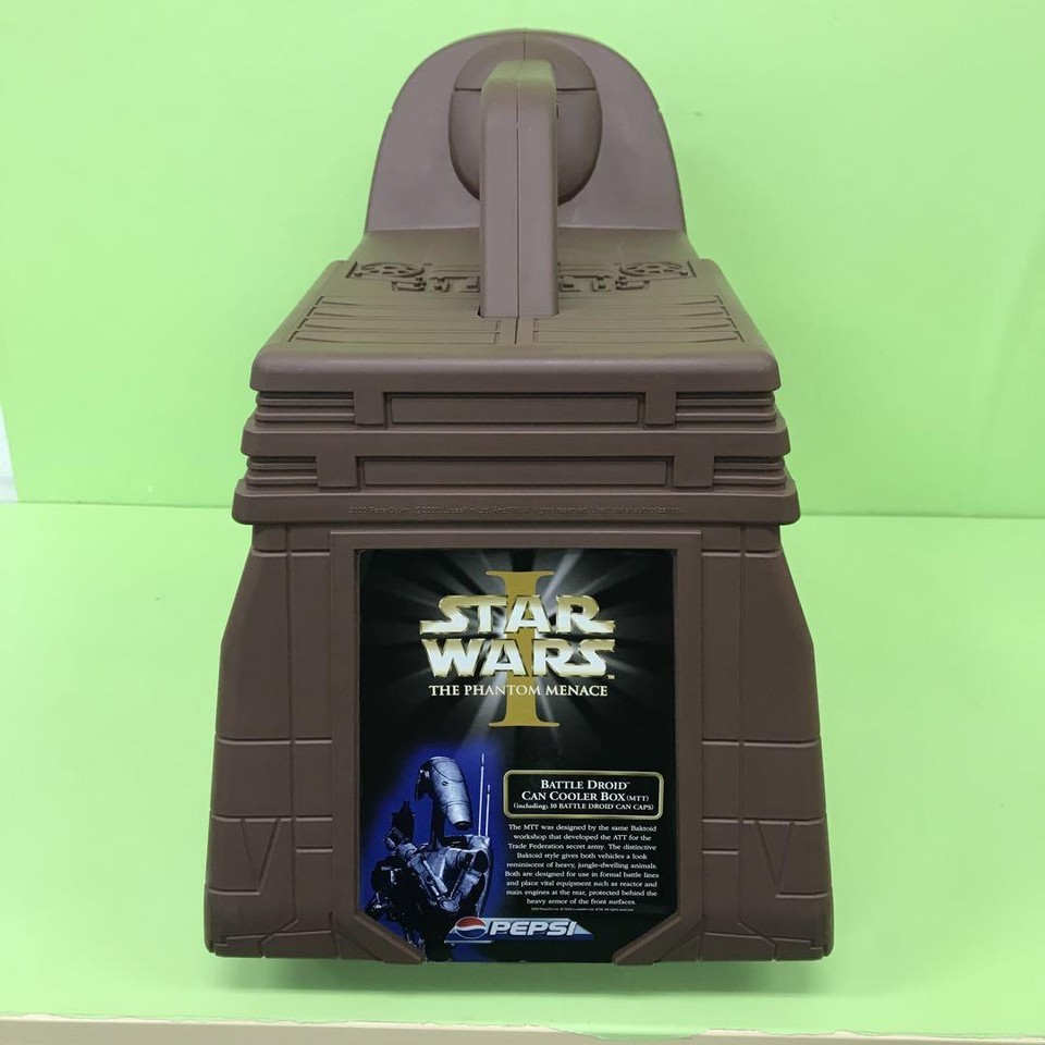 Star Wars Can Cooler Box MTT Battle Droid Campaign Product Brown Pepsi ...