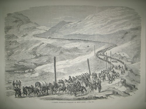 ARMéE FRANCAIS PASSANT LE MONT CENIS LE GENERAL FOREY GRAVURES 1859 | eBay