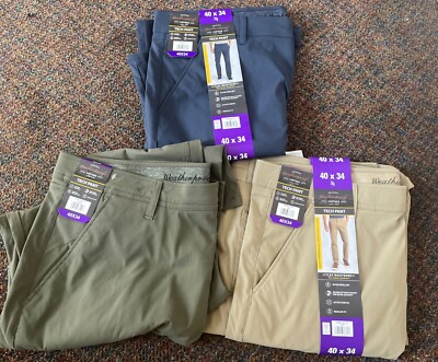 Weatherproof Vintage Straight Fit Tech 5 Pocket Pants TAN,BLUE,GREEN ...
