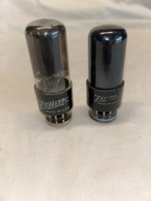 (2) Zenith 50L6GT Amplifier Tubes ~ Guitar, Amp, Tested NOS Strong ...