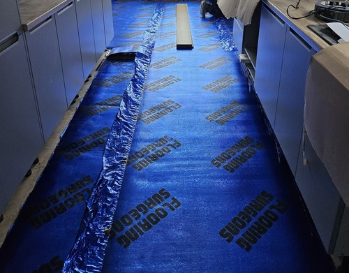 20m2 - 3mm Underlay - Wood or Laminate Flooring Acoustic & Heat & Damp ...