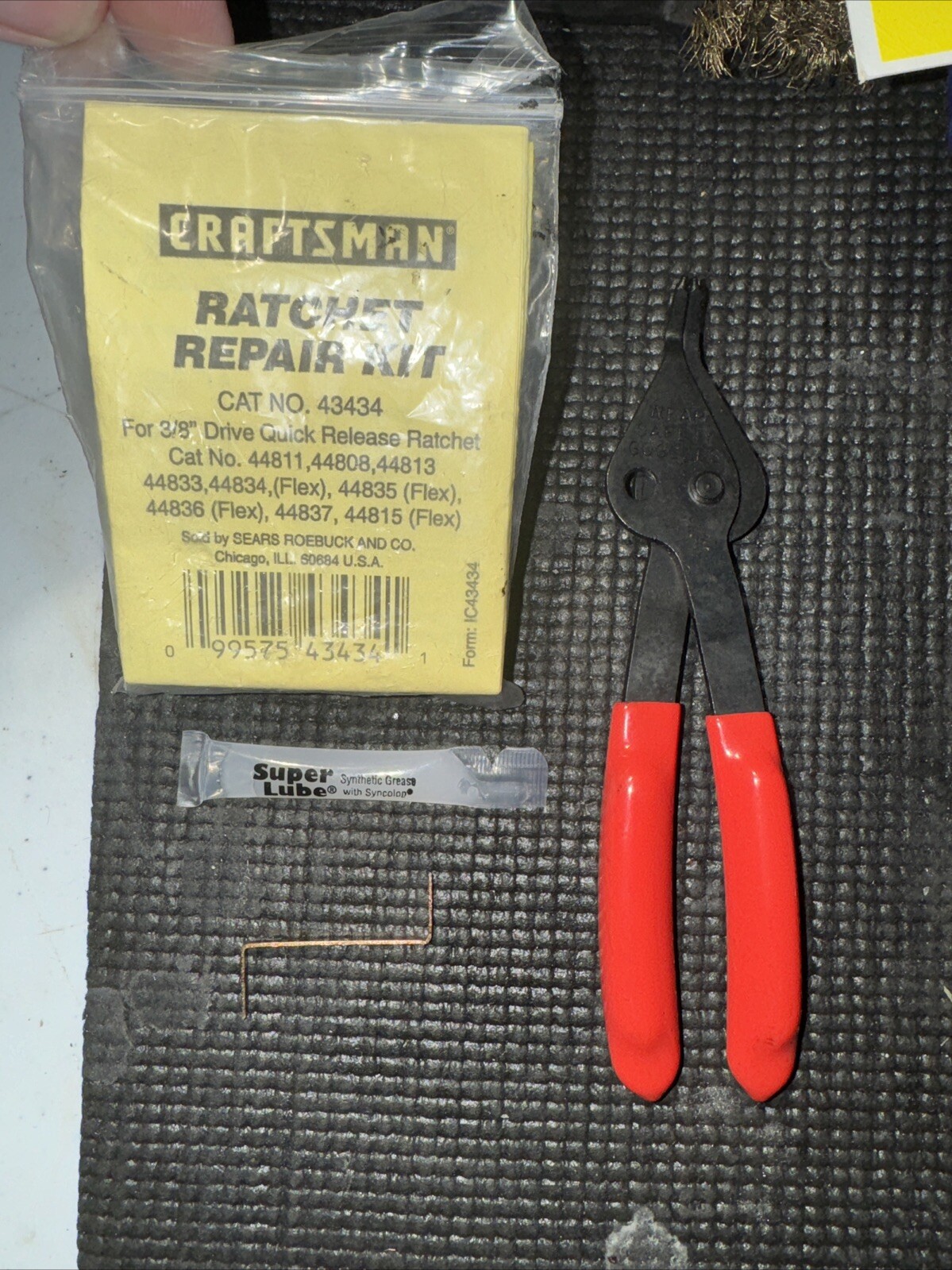 Craftsman 44808 44811 USA 3/8 Ratchet Repair Kit 43434 for sale online ...