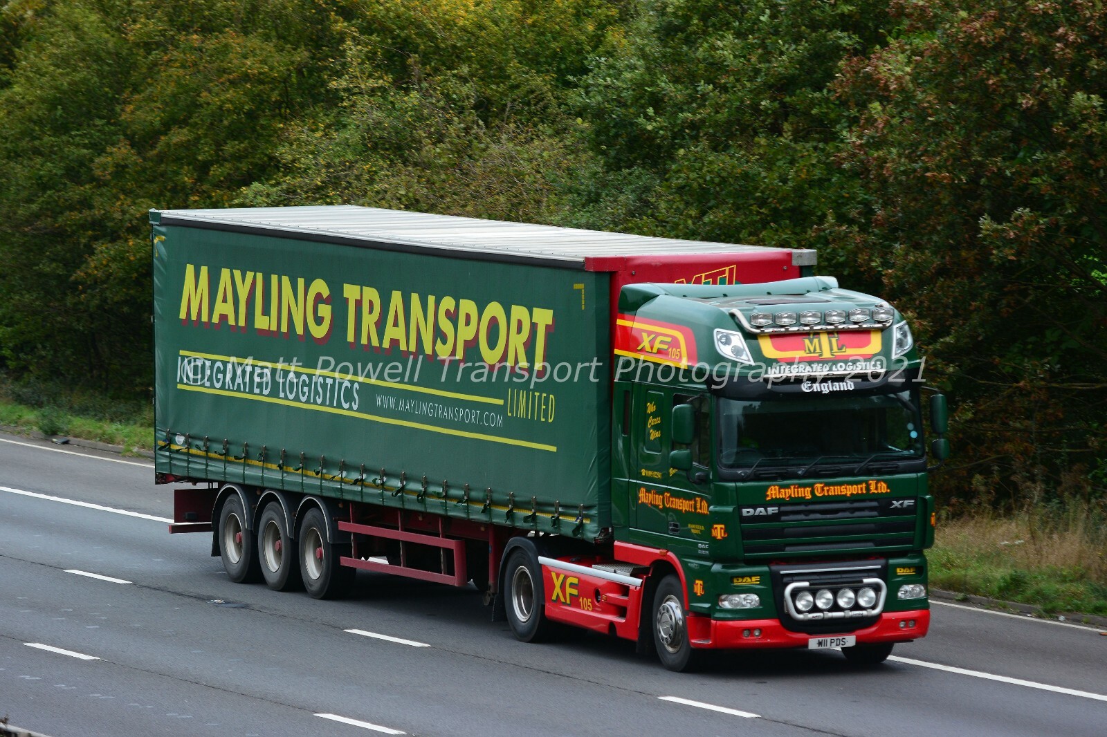 Truck Photo 12x8 - DAF XF - Mayling Transport - W11 PDS | eBay