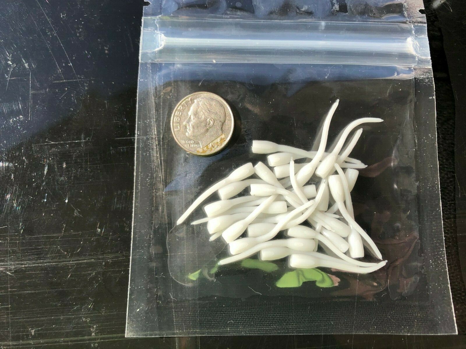 Soft Plastic Baits - Crappie - Panfish - Scented - 25 Count - 1-1/8 ...