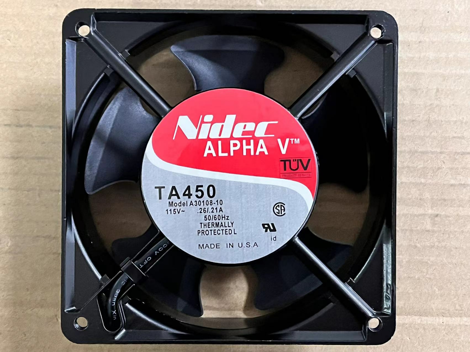 Nidec TA450 A30108-10 115V 0.21A 12038 Industrial cabinet cooling fan ...