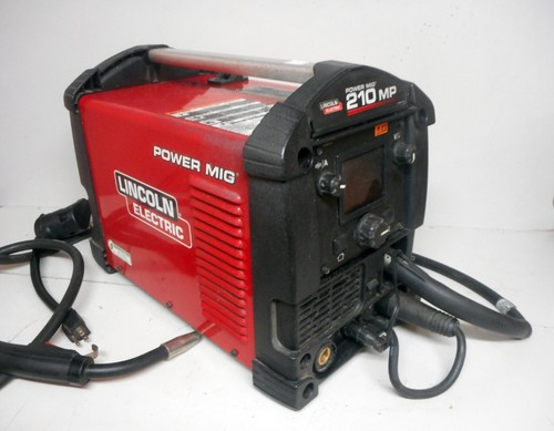 Lincoln Power MIG 210 MP Portable MIG Stick TIG Welder Flux Cored 120V ...