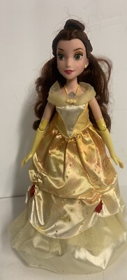 DISNEY Dance Code Disney Princess Belle Doll with 100 phrases 7 songs ...