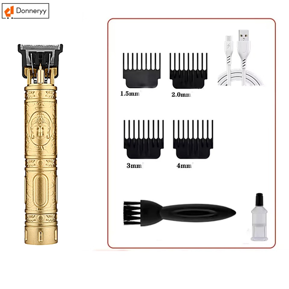 Professional Hair Clippers - Men Cordless Trimmer T9 Beard Cutting ...