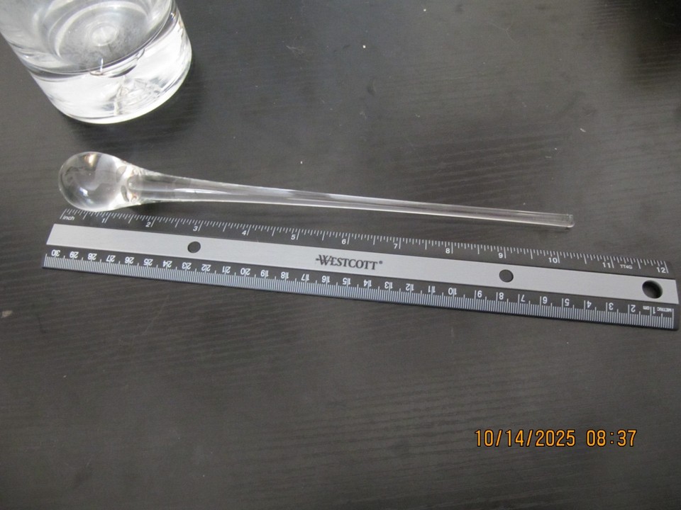 Vintage Mid Century Hand Blown Glass MARTINI PITCHER & GLASS STIRRER ...