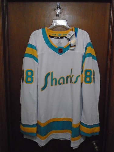 Brent Burns San Jose Sharks Reverse Retro NHL adidas Jersey sz 60 NWT ...