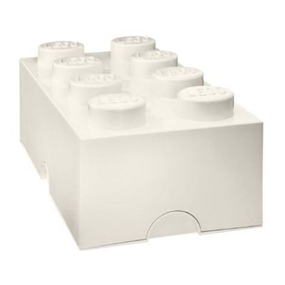 Lego Large Storage Box New - 8 White Brick Kids | eBay UK