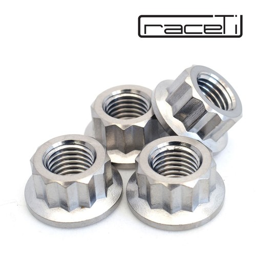 M10 X 1.25 Titan Bi Hex Bundmutter 12 Punkt Ti Kettenrad gr5 CNC Ducati ...