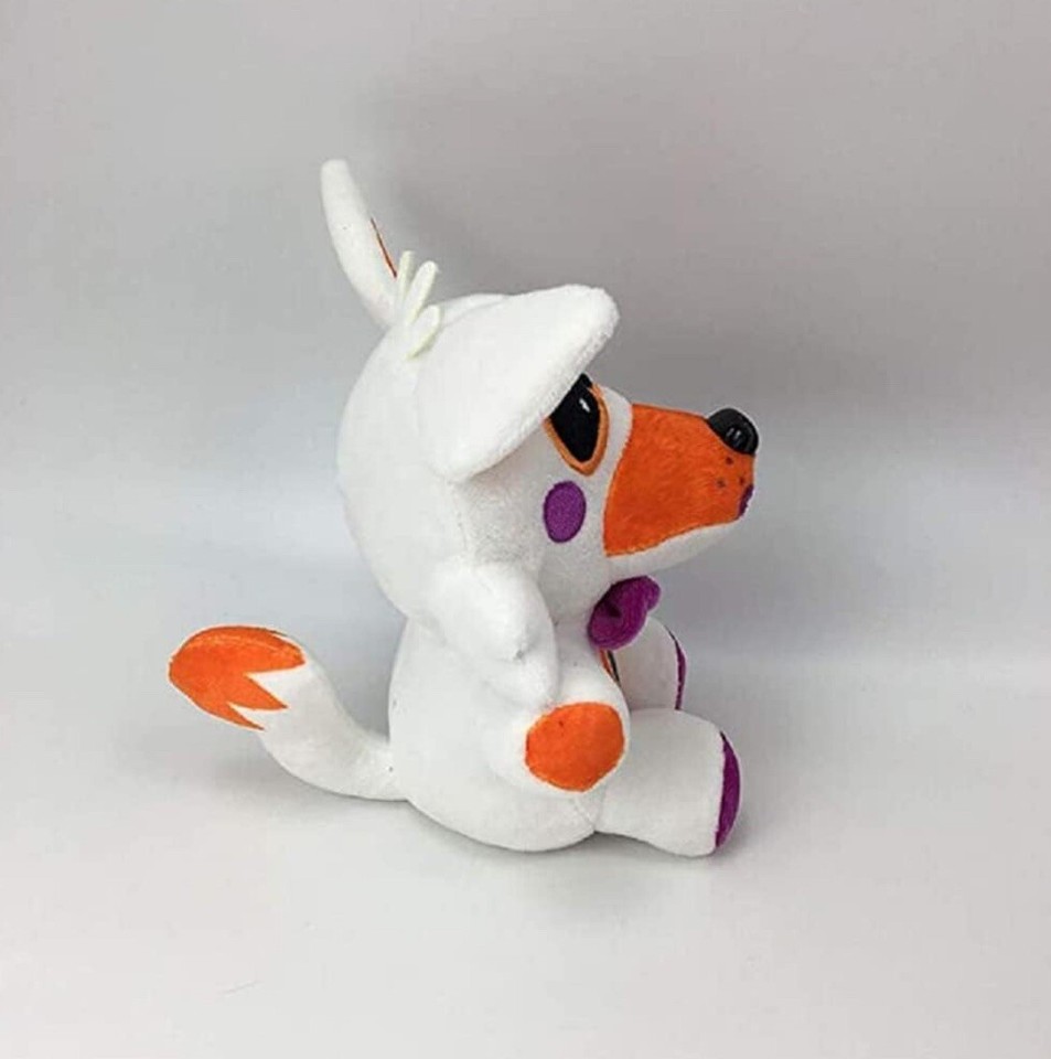 Rare FNAF Five Nights At Freddy’s Sister Location Lolbit Plush White ...