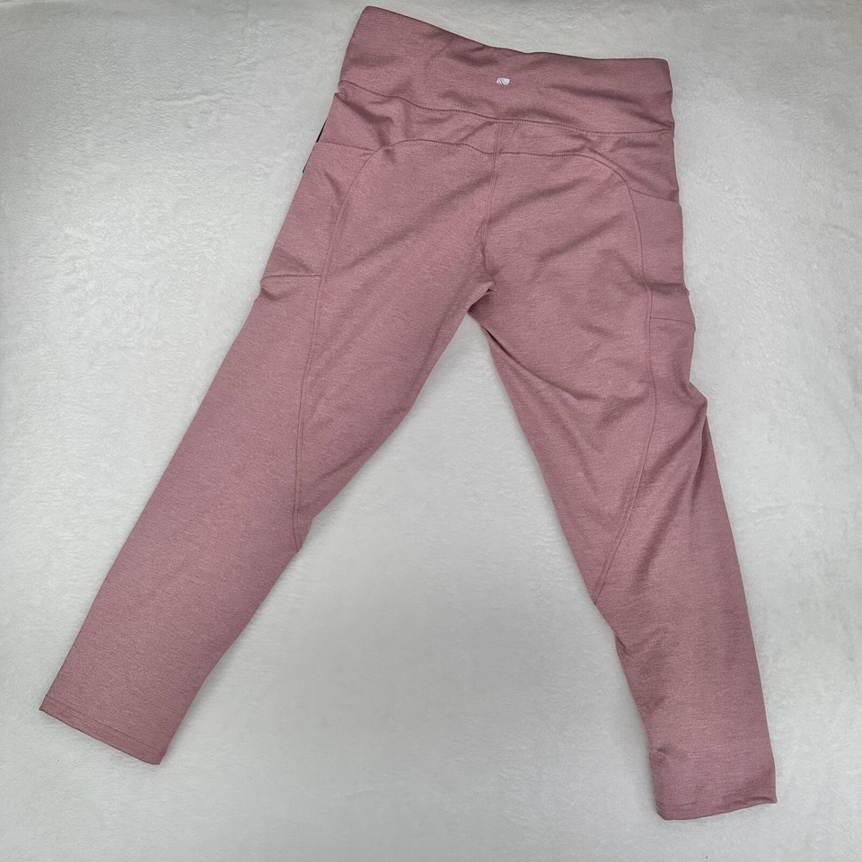MARIKA Tummy Control Leggings - W/ Power Mesh - Coolmax Sz XL Heather Rose | eBay