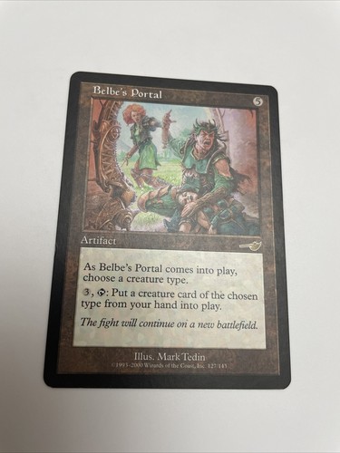 MTG Belbe's Portal Nemesis 127/143 Regular Rare Magic The Gathering ...
