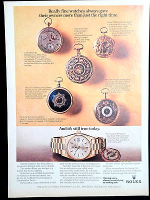 Rolex Print Ad 1973 | eBay