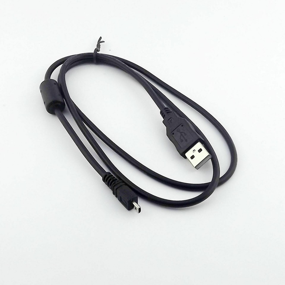 USB 2.0 A Male to Mini B 8 Pin Data Cable Cord for Nikon D-Series D5100 ...