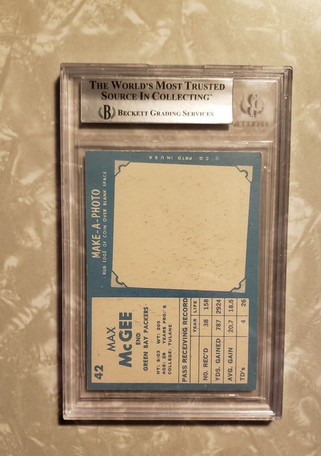 1961 Topps - #42 Max McGee for sale online | eBay
