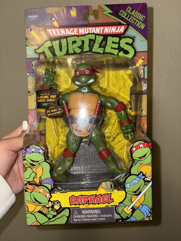 Teenage Mutant Ninja Turtles Raphael Playmates TMNT Classic Collection ...