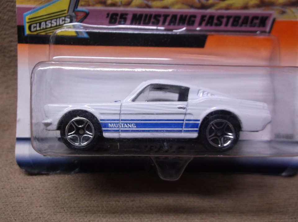 MATCHBOX 1999 #72 WHITE 1965 65 FORD MUSTANG FASTBACK SHELBY GT-350 ...