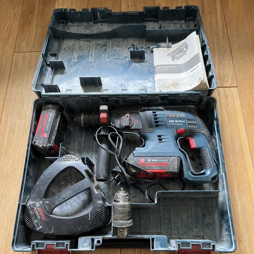 Bosch GBH 36V vf li Professional 36V Brushless Hammer Drill SDs | eBay UK