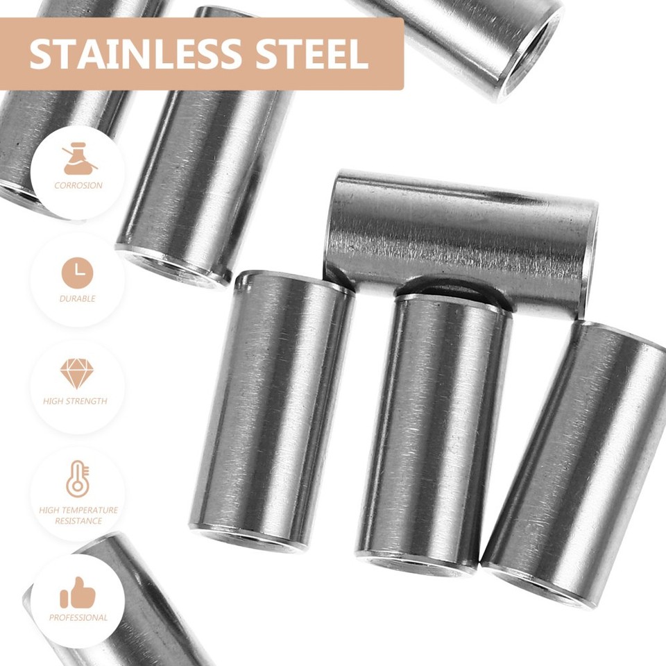 Set of 4 Threaded Rod Coupler Stainless Coupling Nut Fastener ...