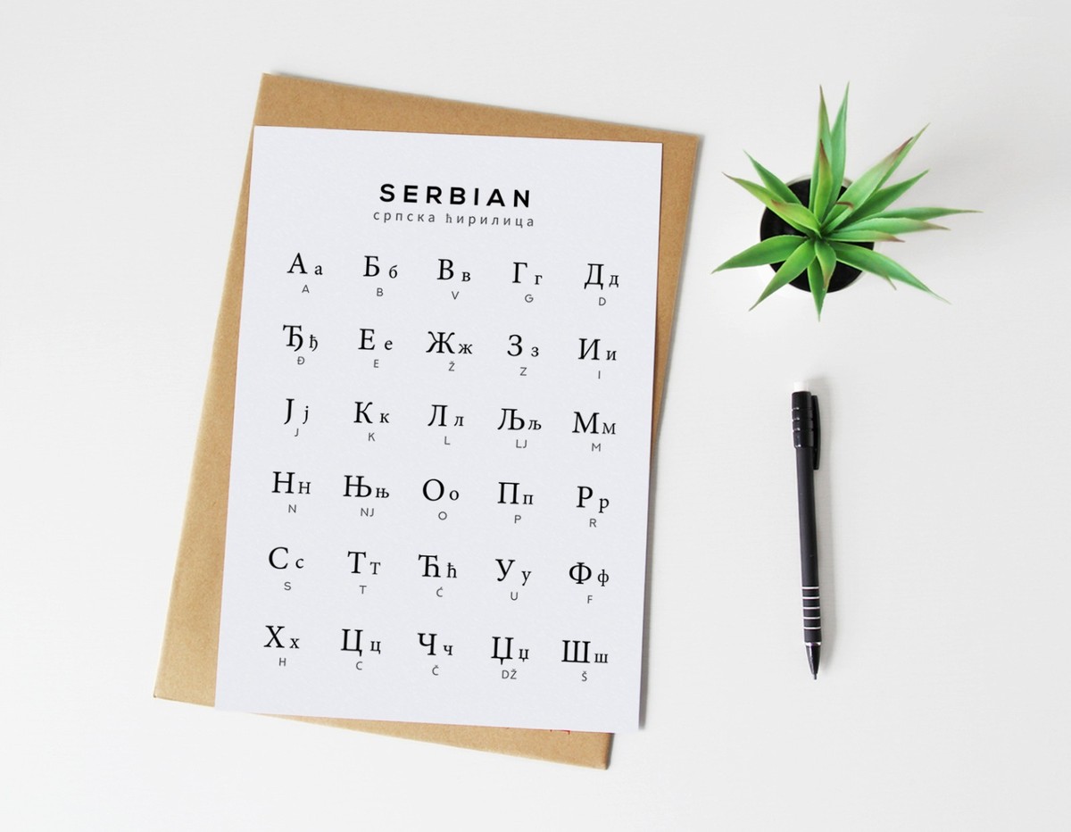 How Many Letters In Serbian Alphabet